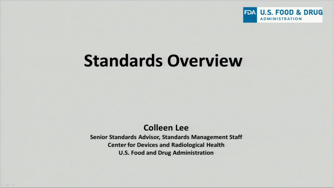 Standards Overview